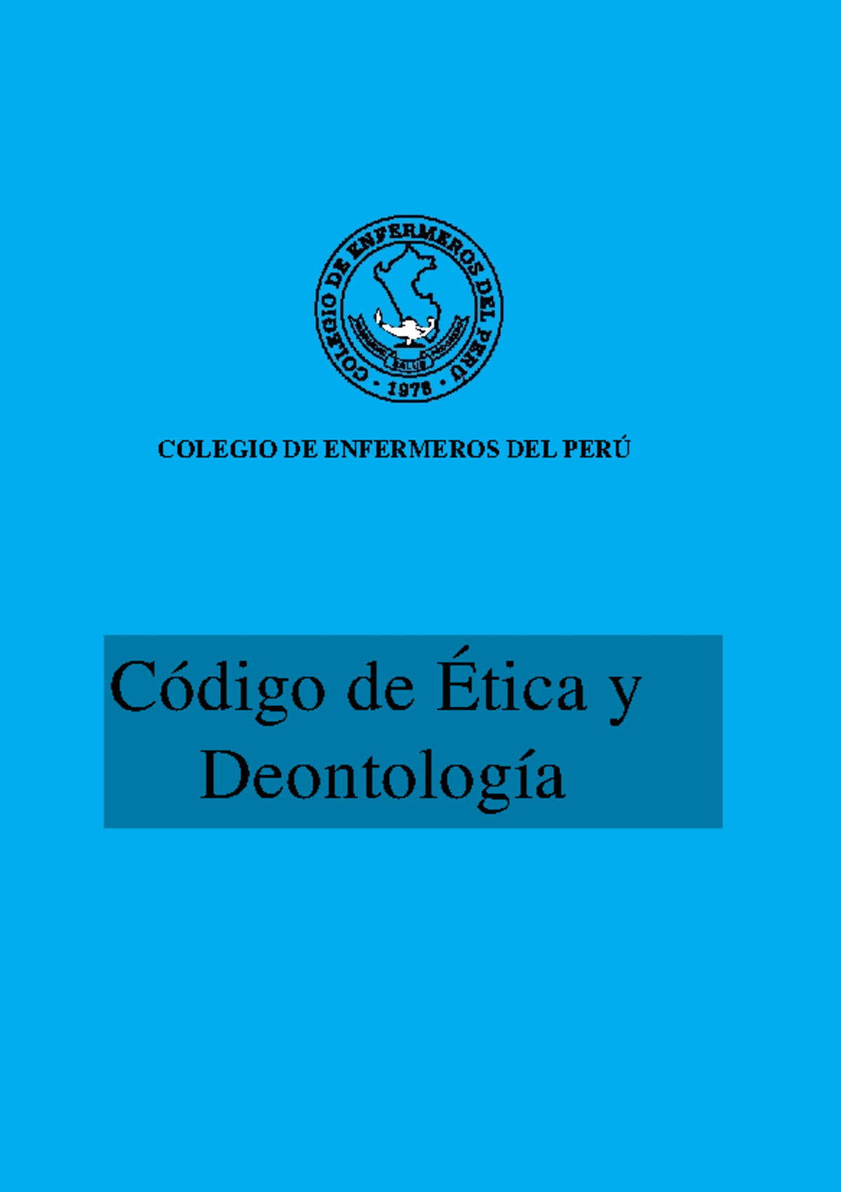 Código de Ética y Deontología del CEP: Normas y Principios Esenciales ...
