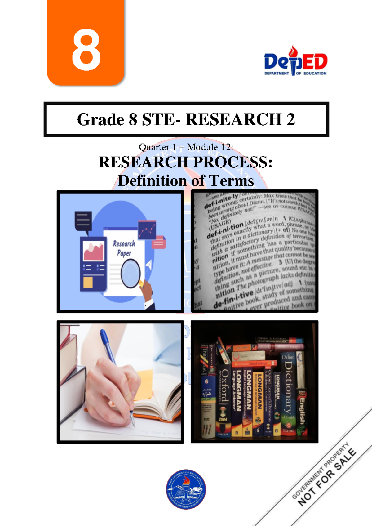 STE-8 Research 2 Q1 LC4 Module 12: Essential Concepts in Research ...