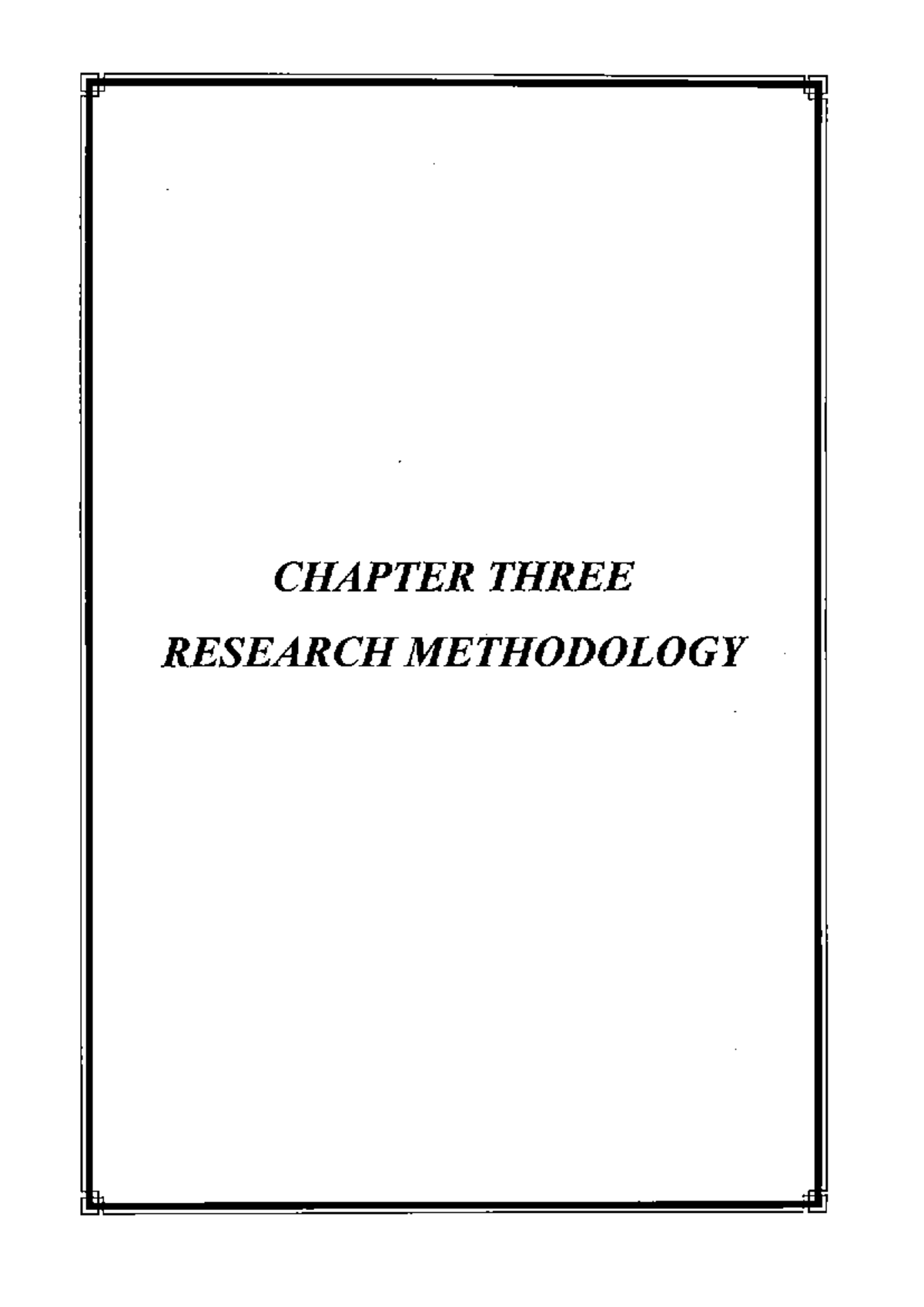 Chapter 3: Research Methodology in Logistics (Course Code: CONCOR ...
