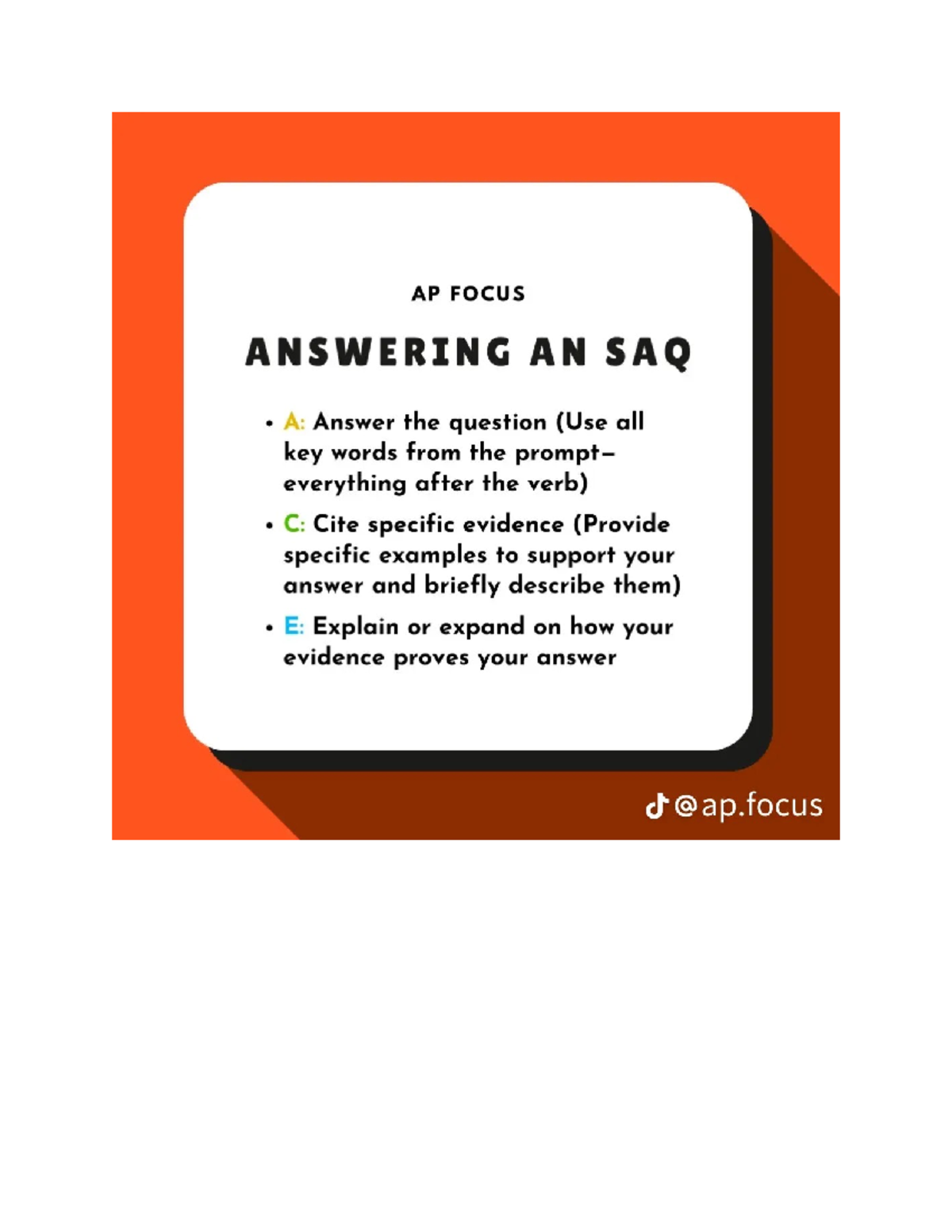 AP World History SAQ Tips & Tricks for 2023 Exam Preparation - Studocu