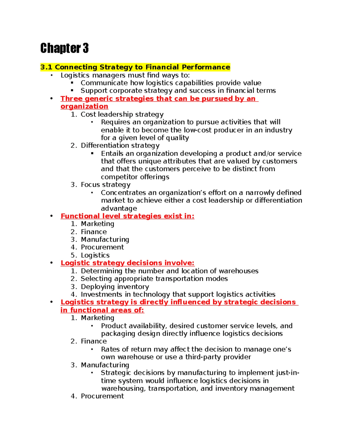 Chapter 12 - Transportation - 1 TEST BANK CHAPTER 12: TRANSPORTATION ...