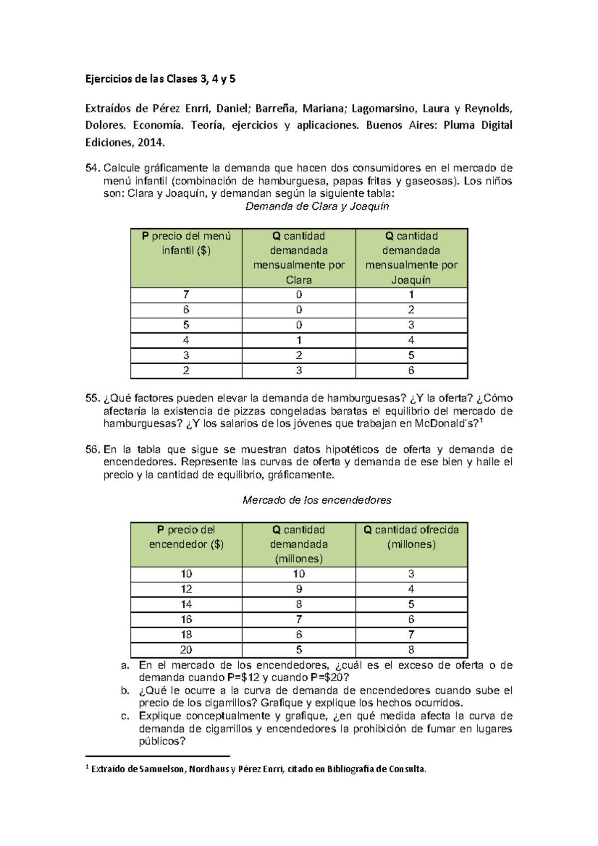 UBA CBC 2C2021 Ejercicios Clases 3, 4 y 5 (guía recortada) - Ejercicios de las Clases 3, 4 y 5 ...