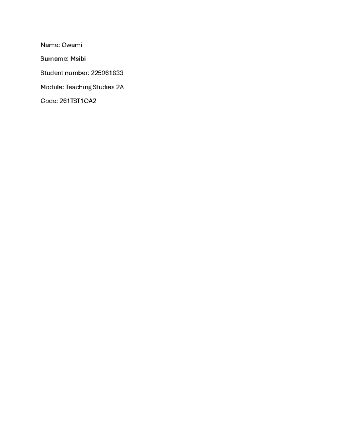 Classroom Management in the Post-Digital Era: TST 261TST1OA2 Essay ...