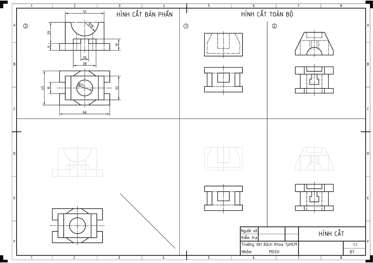 HÌNH CẮT (IN A3) - háudh - Nghiên cứu khóa học - A B C D E F - 3 1 HÌNH ...