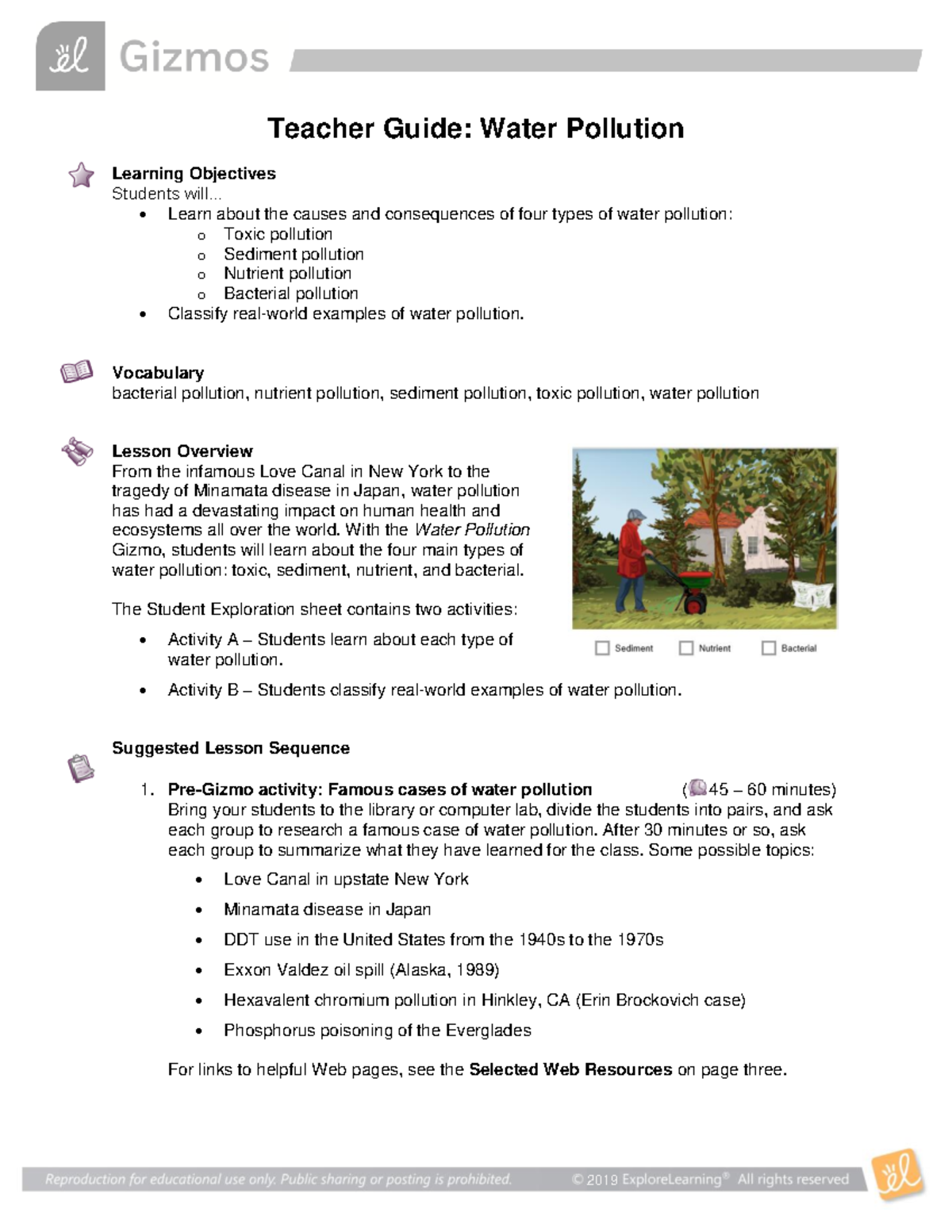Water Pollution TG - good - 2019 Teacher Guide: Water Pollution ...