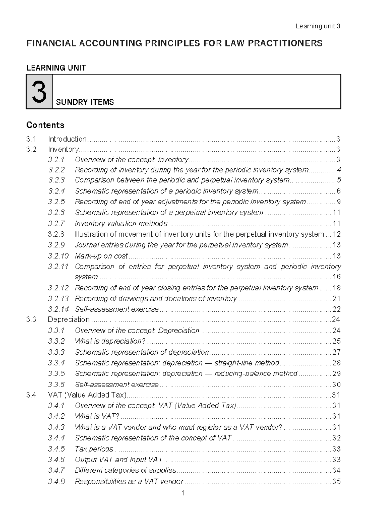 FAC1503 2026 Learning Unit 3: Financial Accounting Principles for Law ...