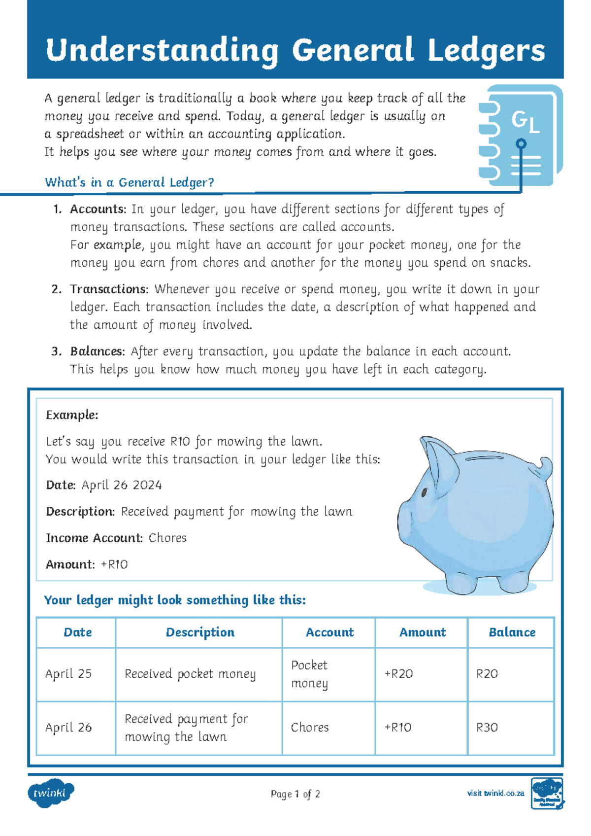 Za EMS 1714127515 Understanding General Ledgers for Grade 9 - Studocu