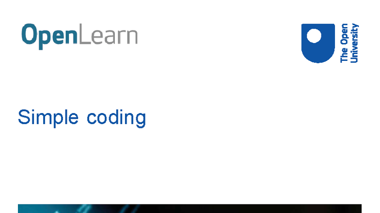 Python Coding Basics: A Free Course from The Open University - Studocu