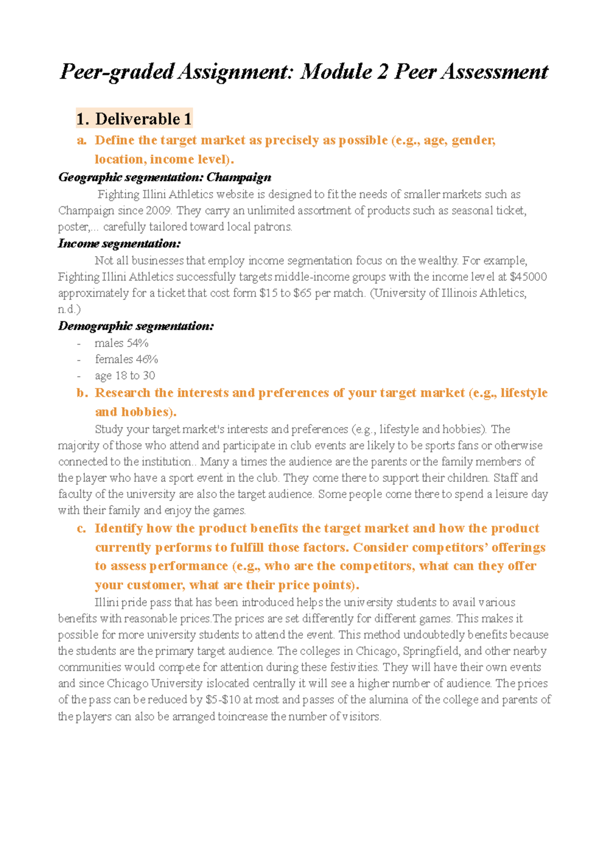 MKT328m Module 2 Assignment SS170658 Võ Thị Thảo Nhi - Peer-graded ...