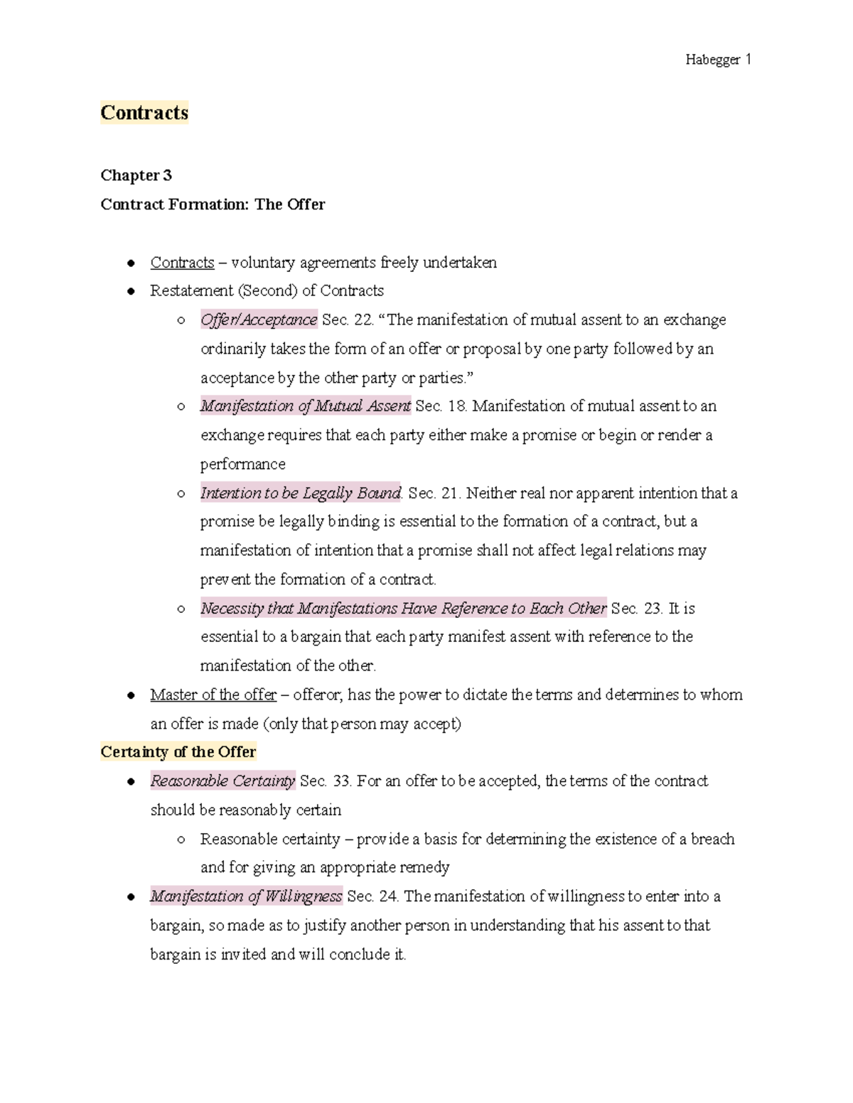 Contract Formation and Offer Principles: Key Cases & Rules (LAW 101 ...