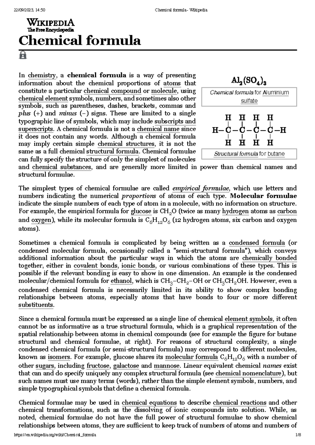 14:50 Chemical Formula Overview and Applications in Chemistry - Studeersnel