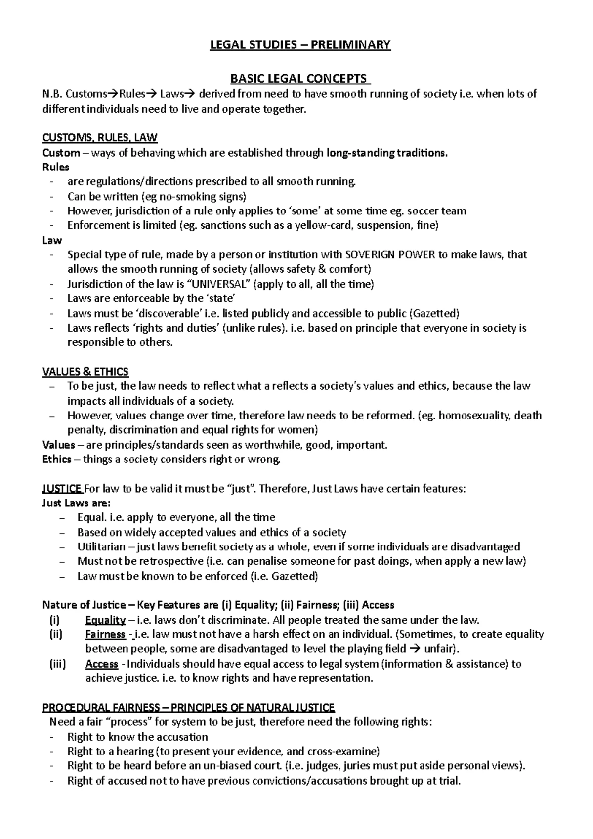2019 HSC Legal Studies - Past Paper & Exam Instructions Guide - Studocu