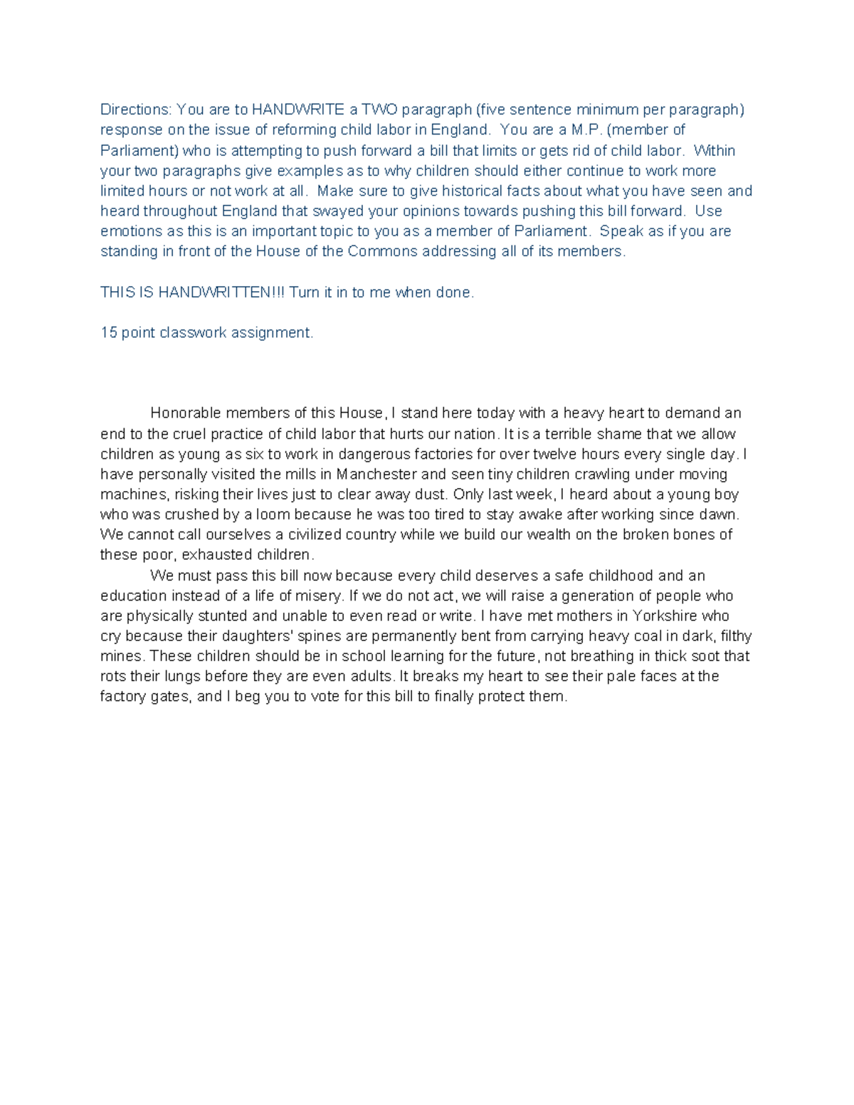 15.2 Child Labor Reform: A Call to End Child Exploitation in England ...