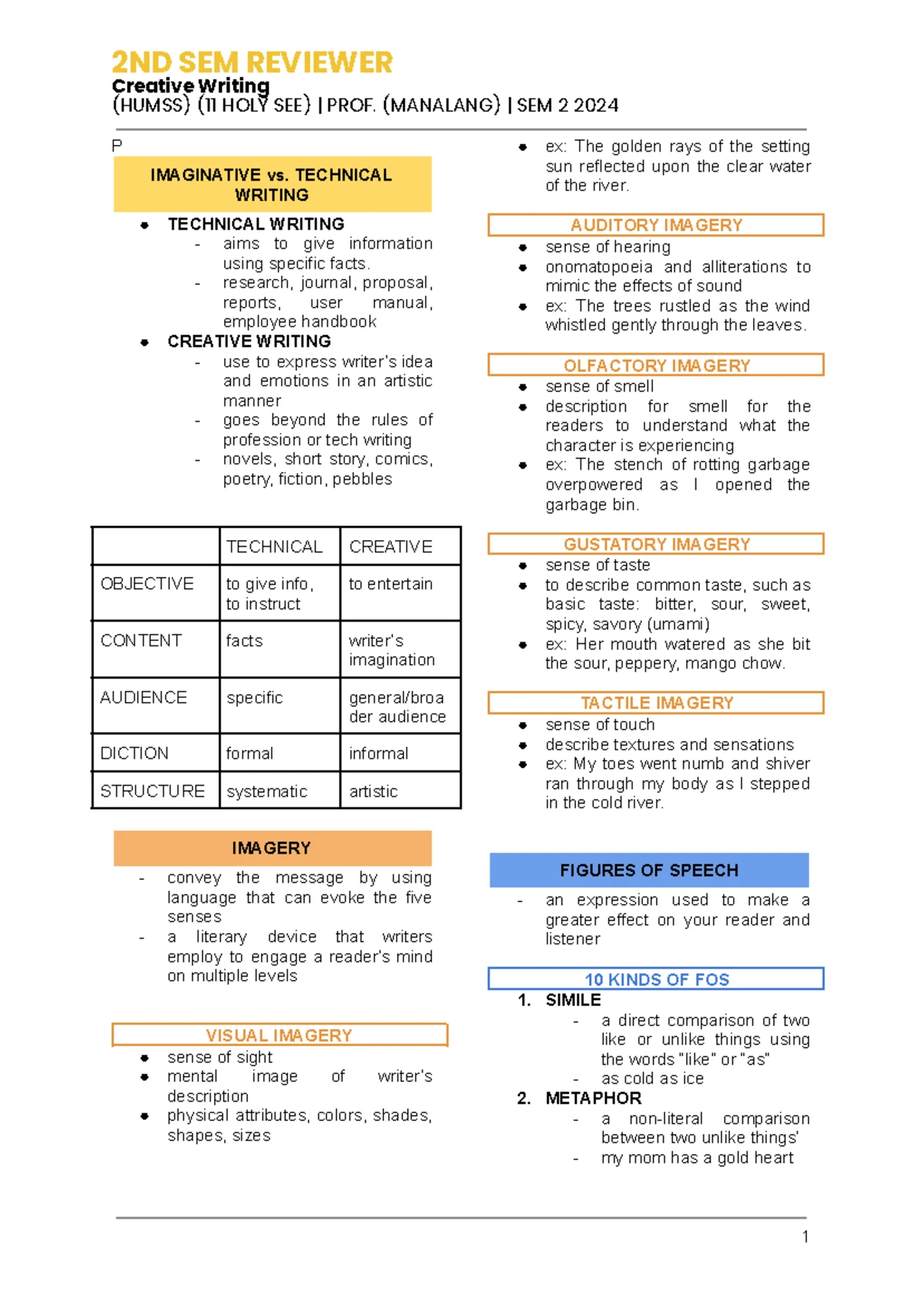 Stats & Probability - Grade 11/12 Semester 2 Reviewer Notes - Studocu
