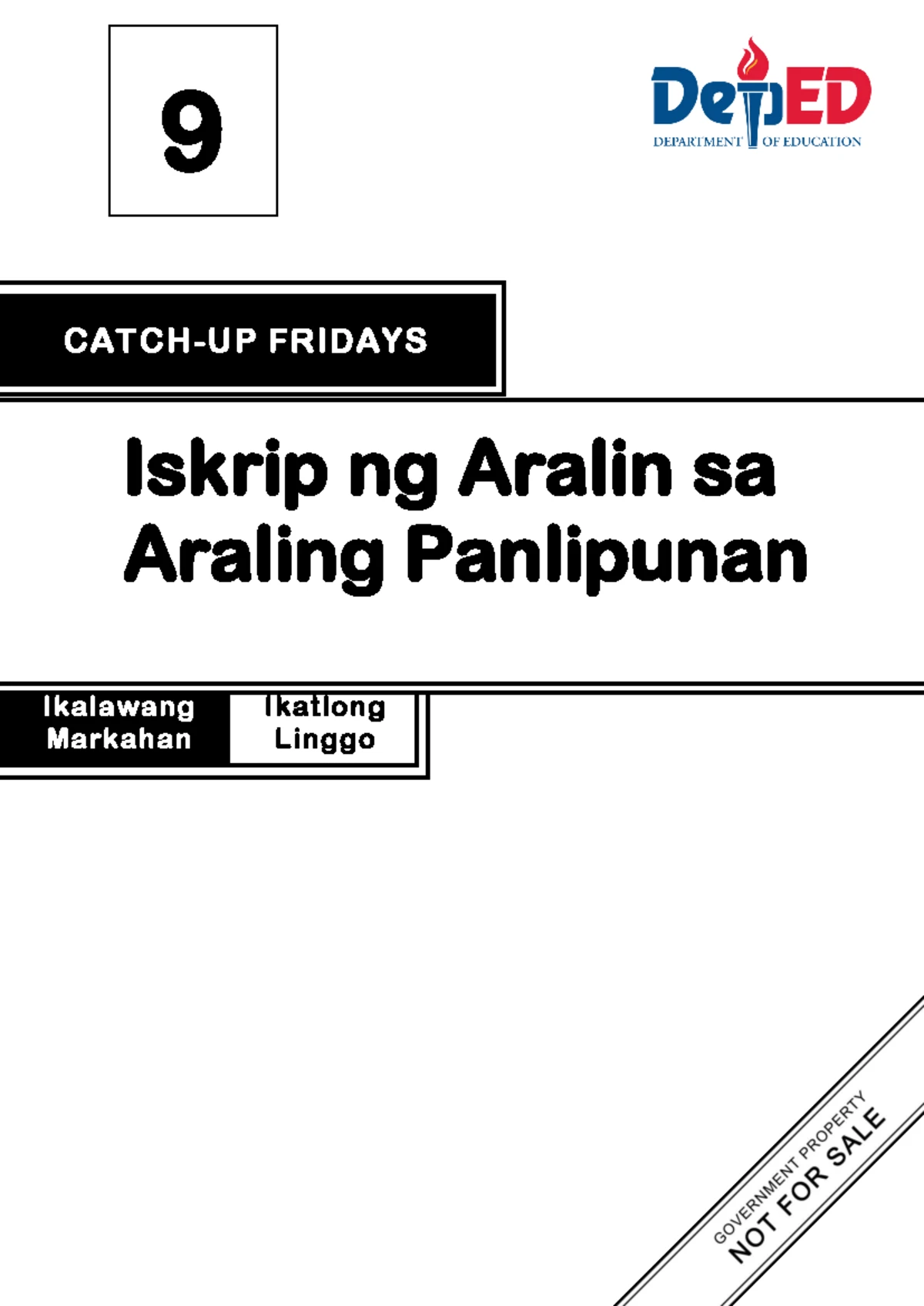 ADM AP9 Q4 MOD-2 - 4th quarter module - 9 Araling Panlipunan Ika-apat na Markahan-Modyul 2 - Studocu
