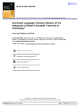 Nationalism, Ethnicity And Identity / Nasionalisme, Etnisiti - SSY3064 ...