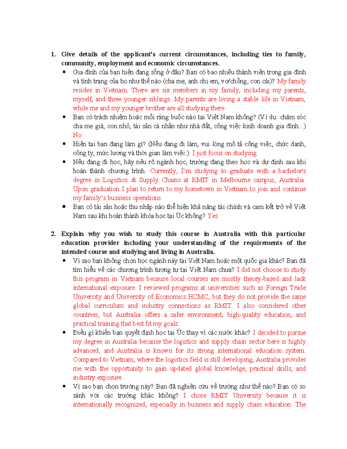 1. Personal Statement: Applicant's Current Circumstances and Study ...