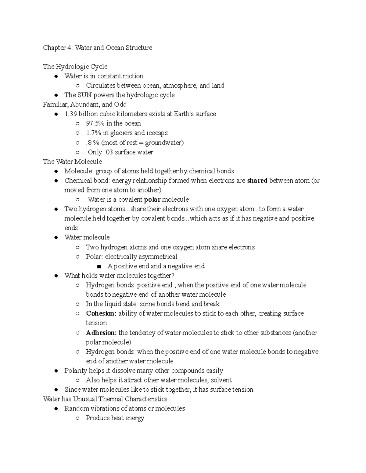 Oceanography Exam 4 Study Guide - Chapter 9: Life in The Ocean ...