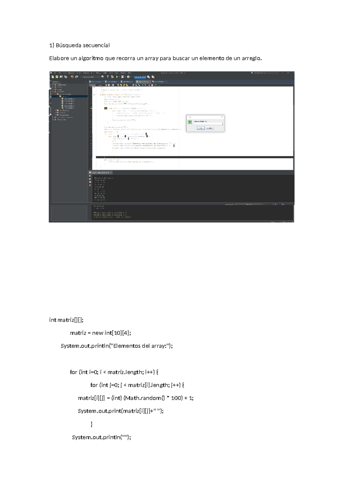 Busqueda secuncial y binaria - Búsqueda secuencial Elabore un algoritmo ...
