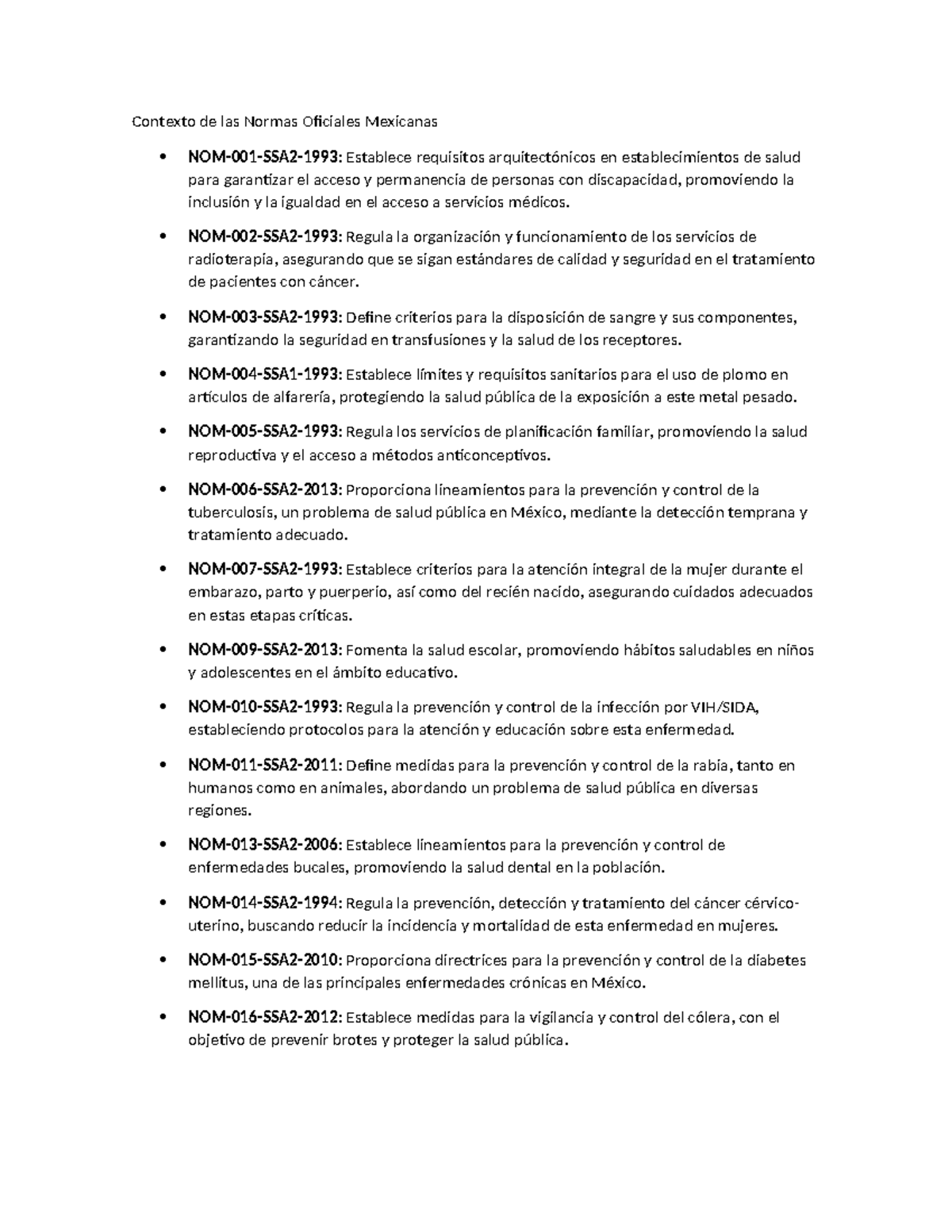 Ejemplos de Normas NOM, NMX e ISO en el Contexto Mexicano - Studocu