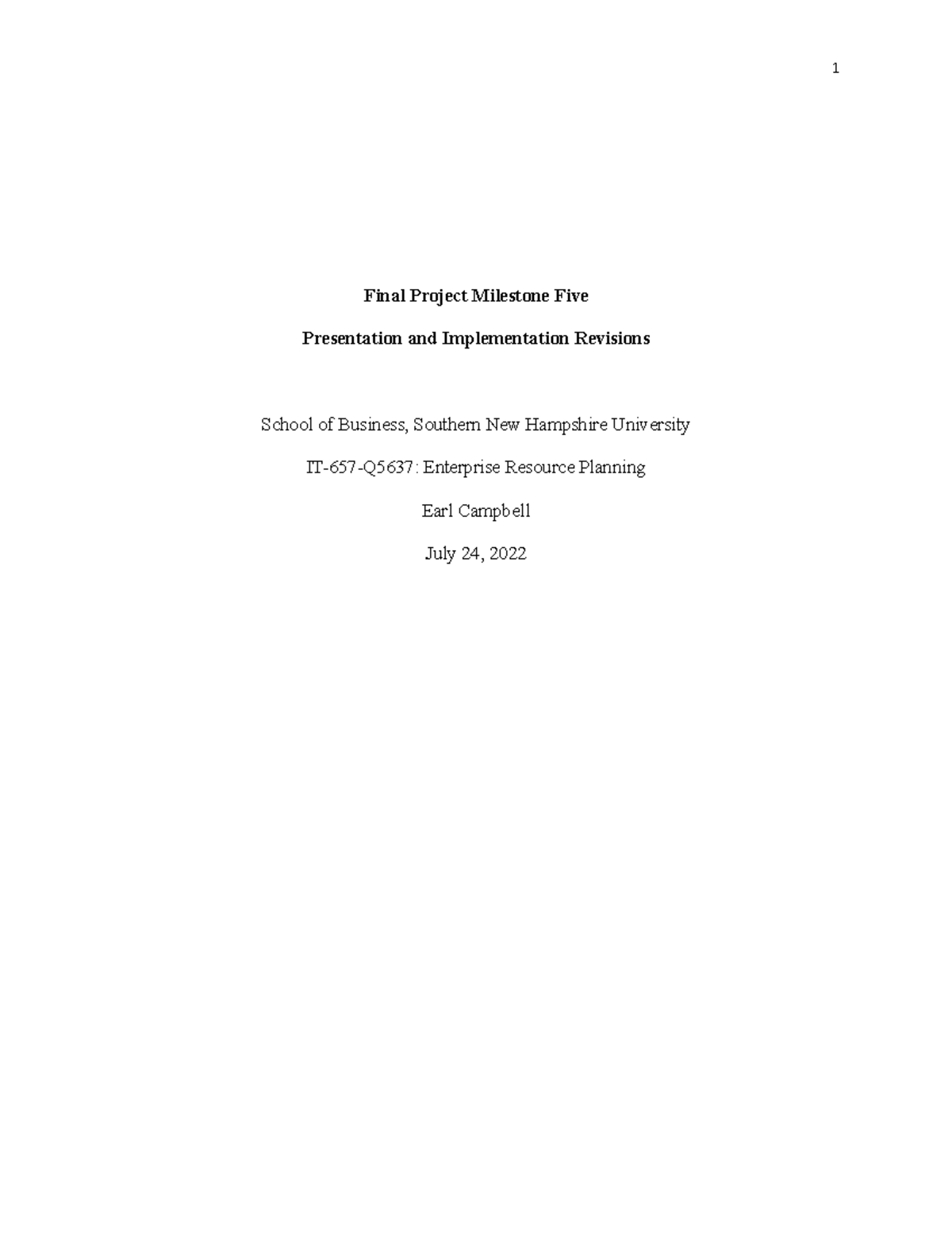 Final project milestone 5 - Final Project Milestone Five Presentation and Implementation ...