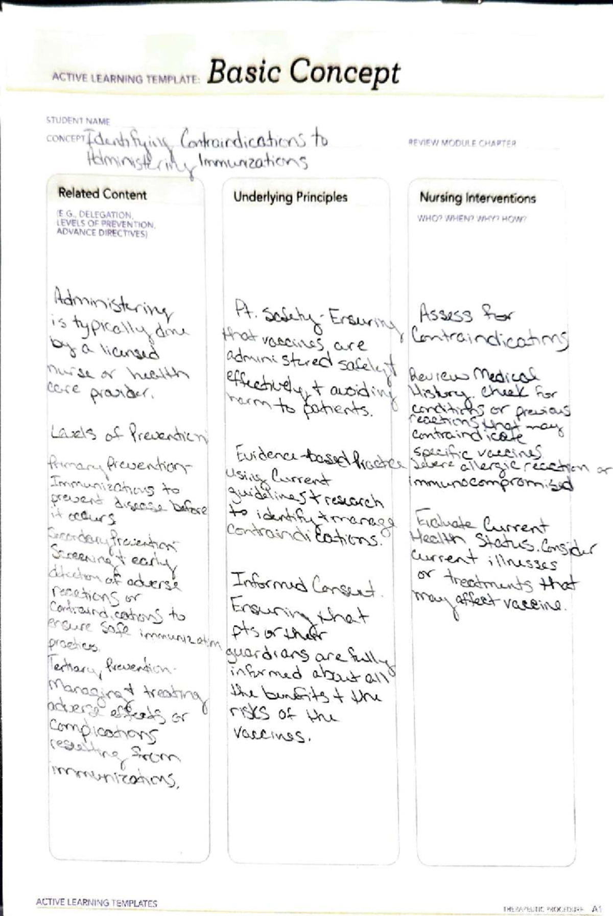 Active learning templates: Basic concepts and nursing interventions ...