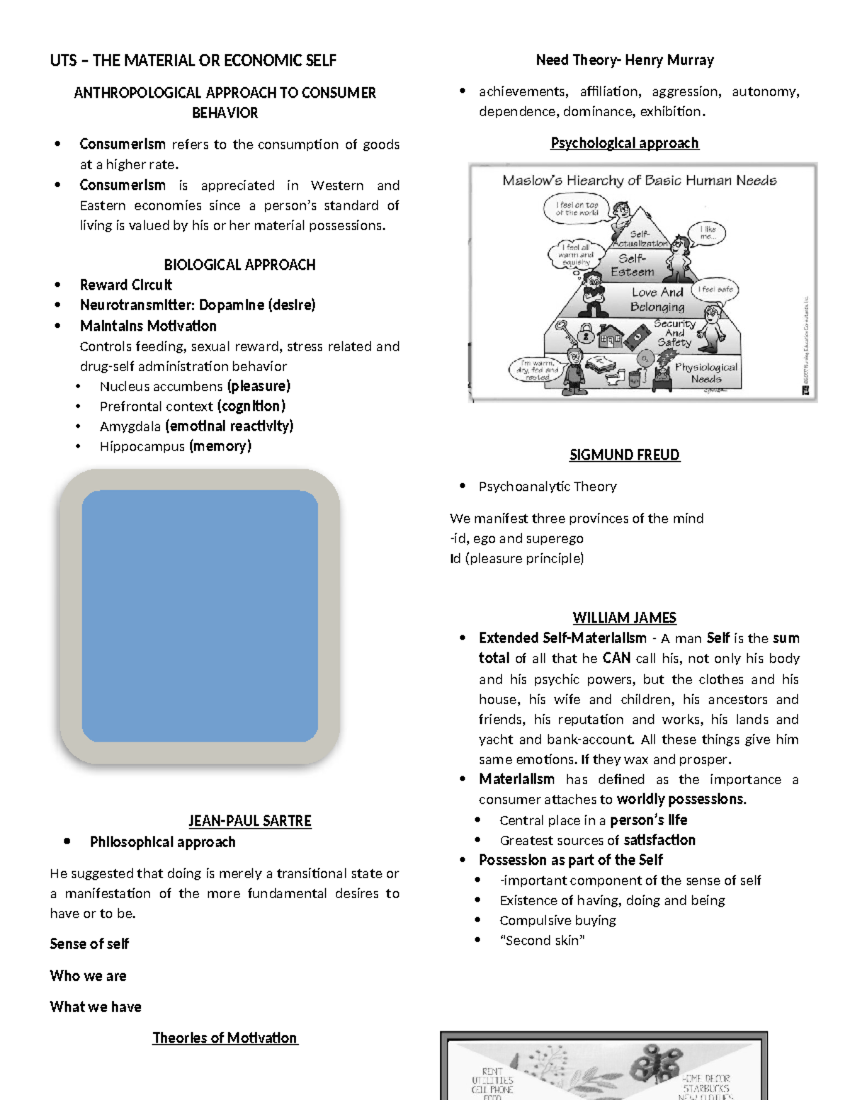 UTS Material Self: An Anthropological Approach to Consumer Behavior ...