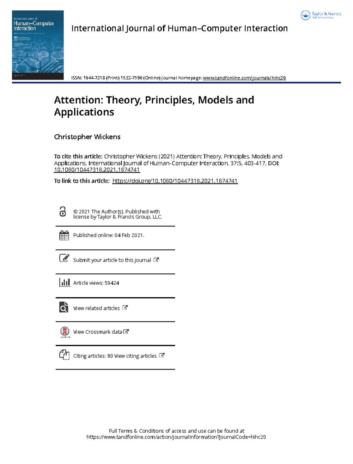 Attention: Theory, Principles, Models & Applications (ENGR 2021) - Studocu