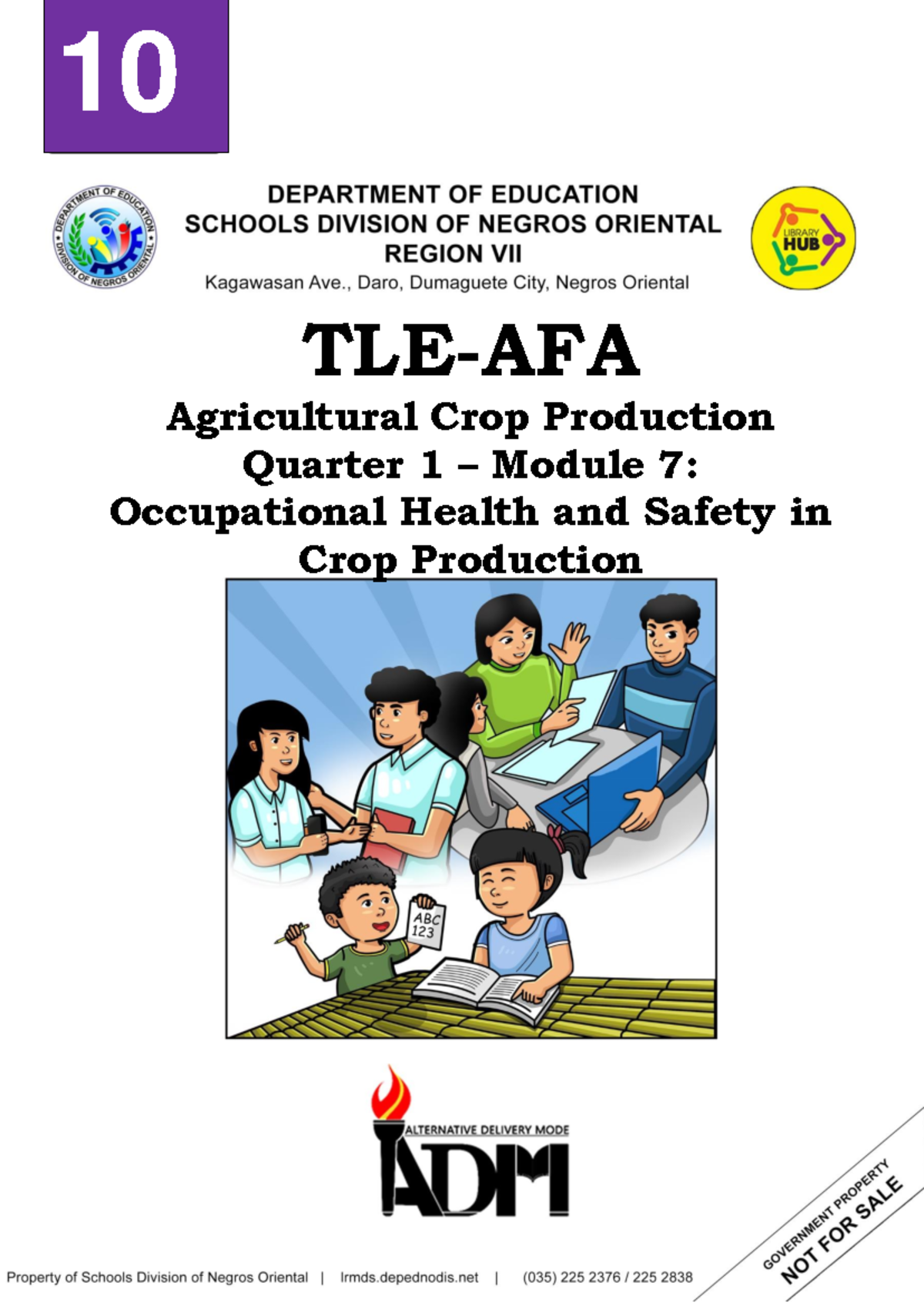 TLE-AFA Module 7: Occupational Health & Safety in Crop Production - Studocu