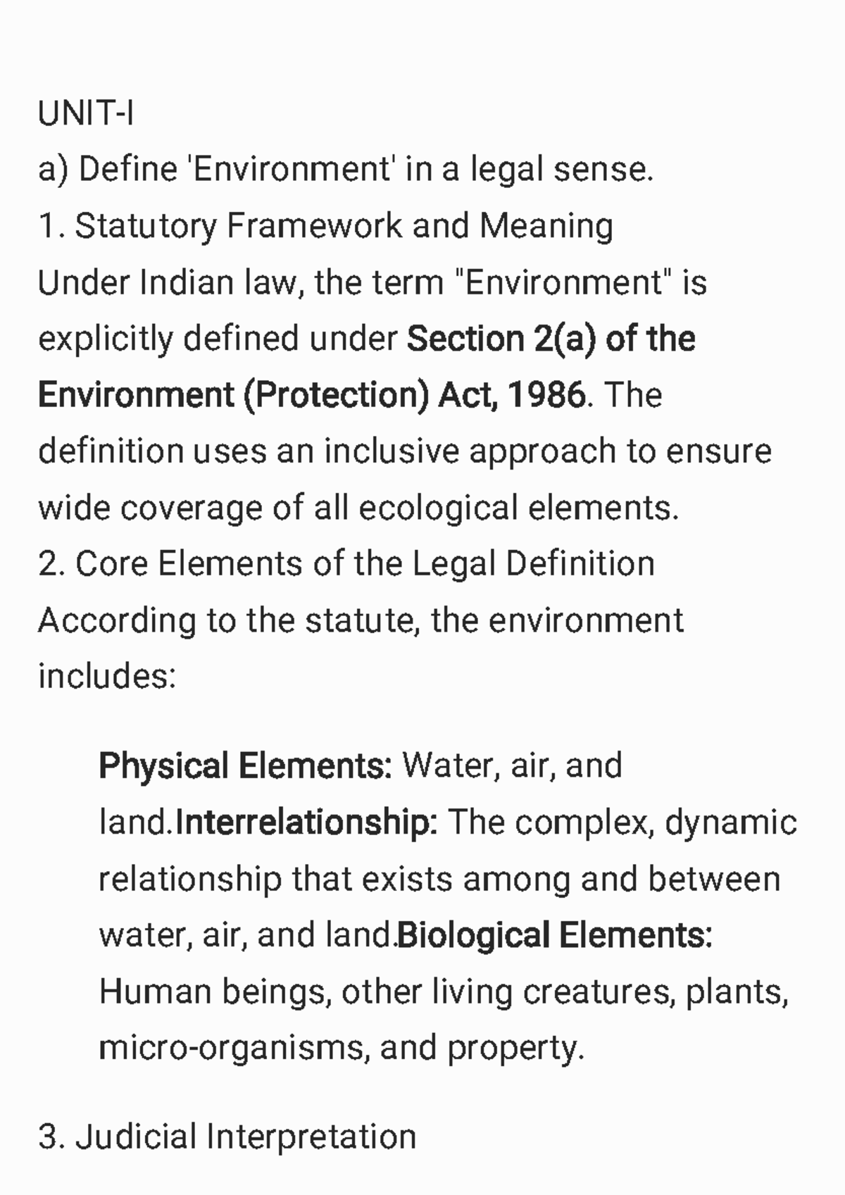Legal Definitions and Frameworks in Environmental Law (260602) - Studocu