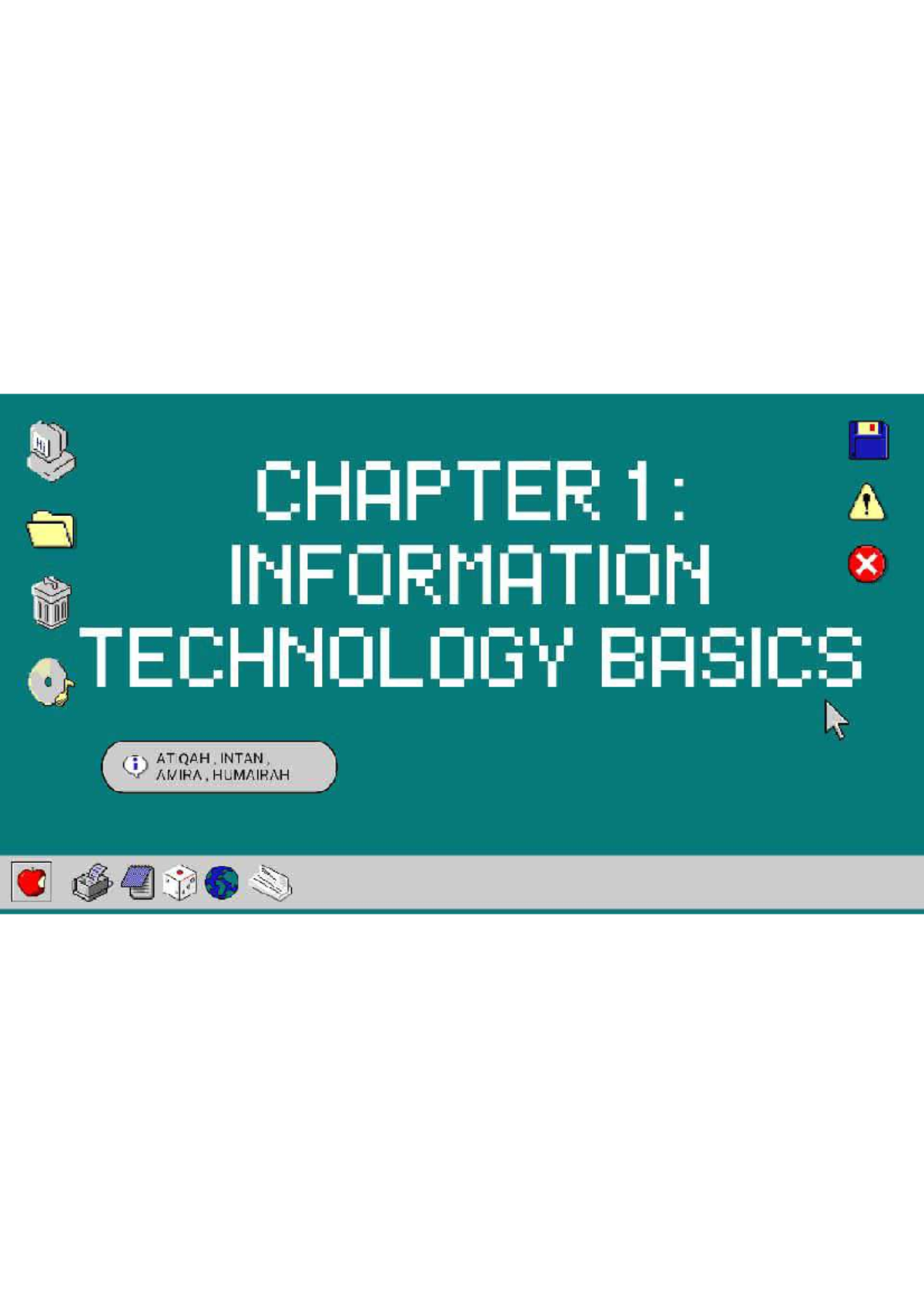 1000264281 - mind map chapter 4 - CHAPTER 1. : INFORMATION TECHNOLOGY ...