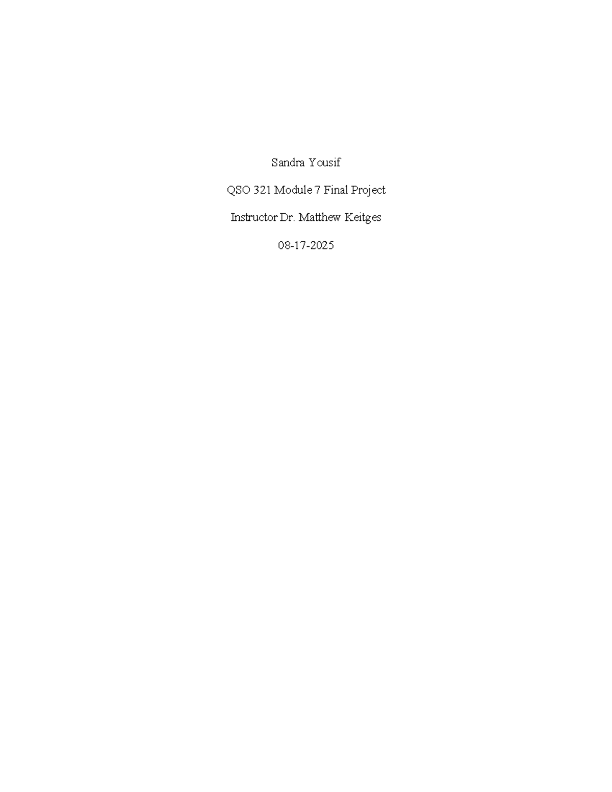 QSO 321 Module 7 Final Project: Triple Bottom Line Analysis - Studocu