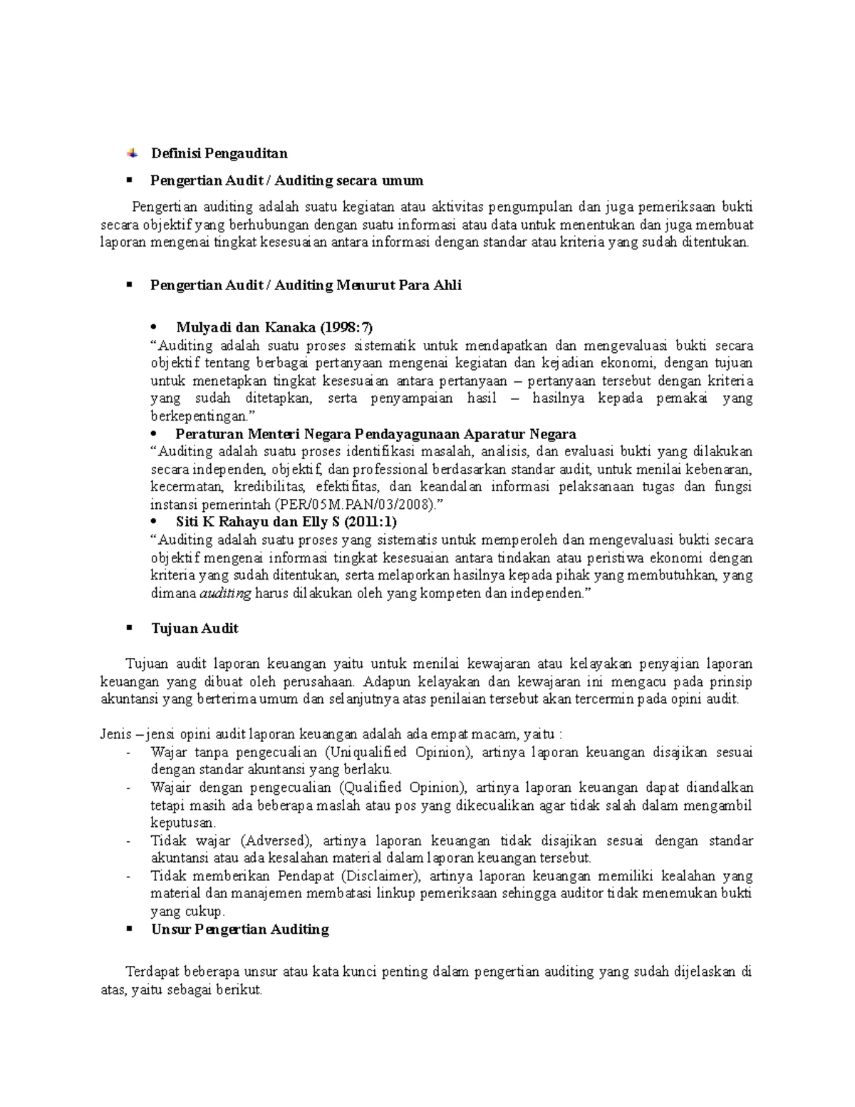 Pengauditan Asersi Dalam Auditing - Asersi Manajemen dalam Auditing ...