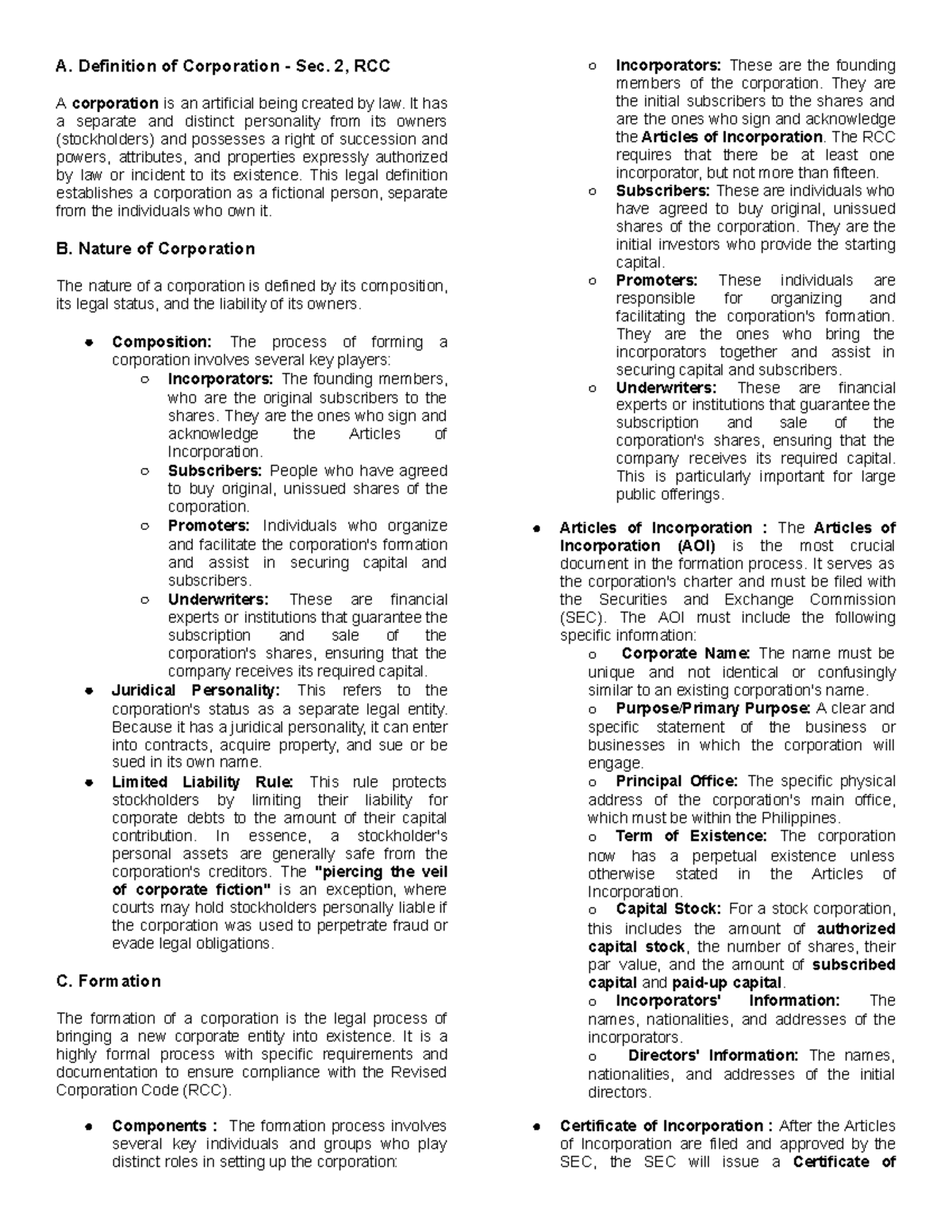 RCC 101: Understanding the Definition, Nature, and Formation of ...