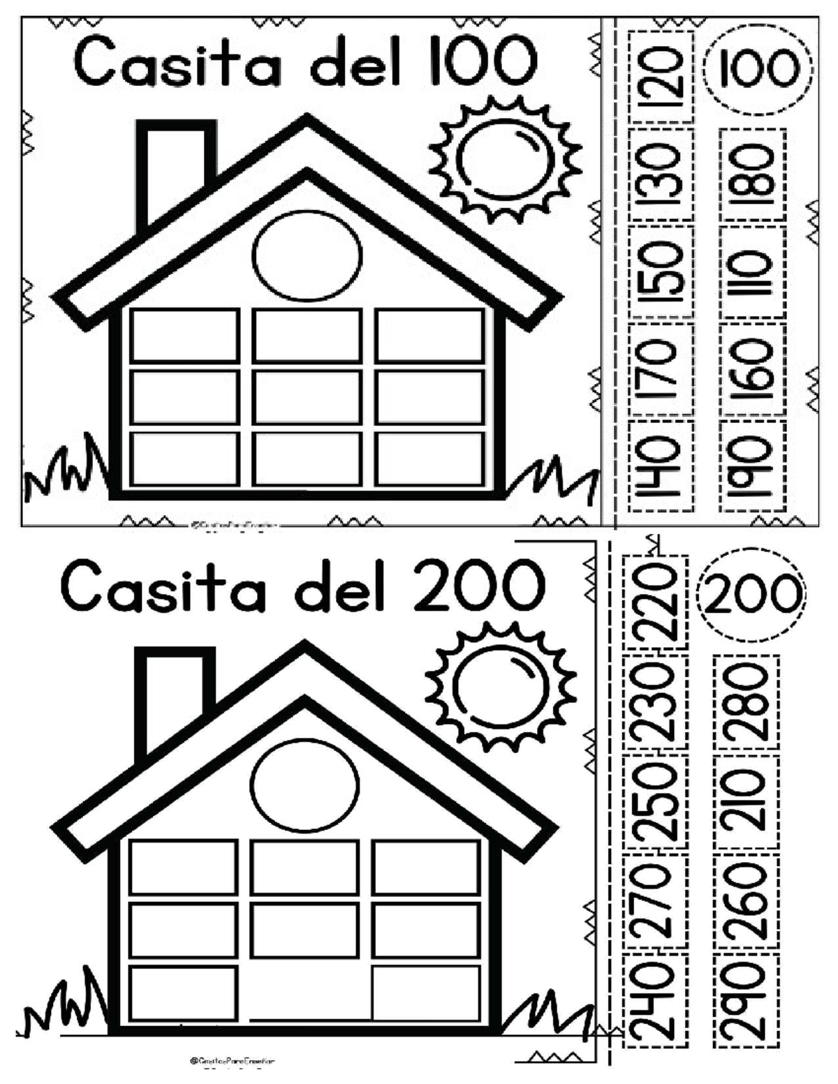 NWN Casitas de Números: Material Didáctico para Familias del 20-90 ...