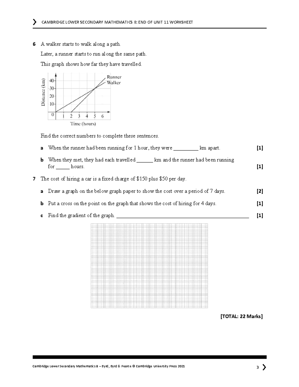 CAMBRIDGE LOWER SECONDARY MATH 8: UNIT 11 WORKSHEET 6 - Studocu