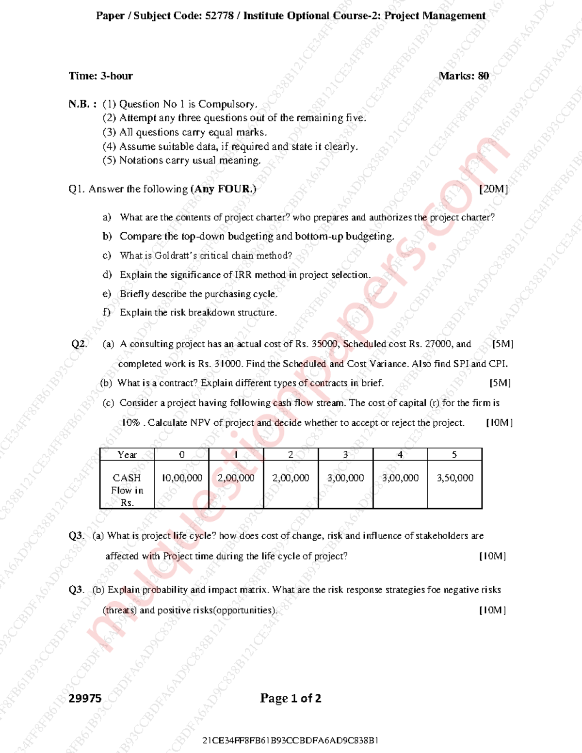 Be computer-engineering semester-8 2023 may iloc-ii -project-management ...