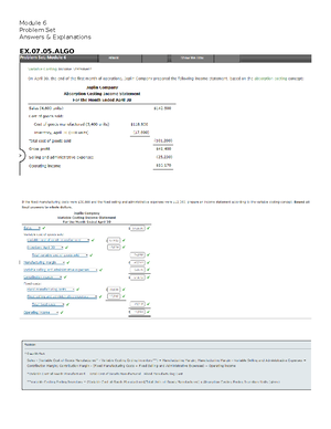 Costing Methods- Module 3- ACC202 - 11/09/ 3-2 Assignment: Costing ...