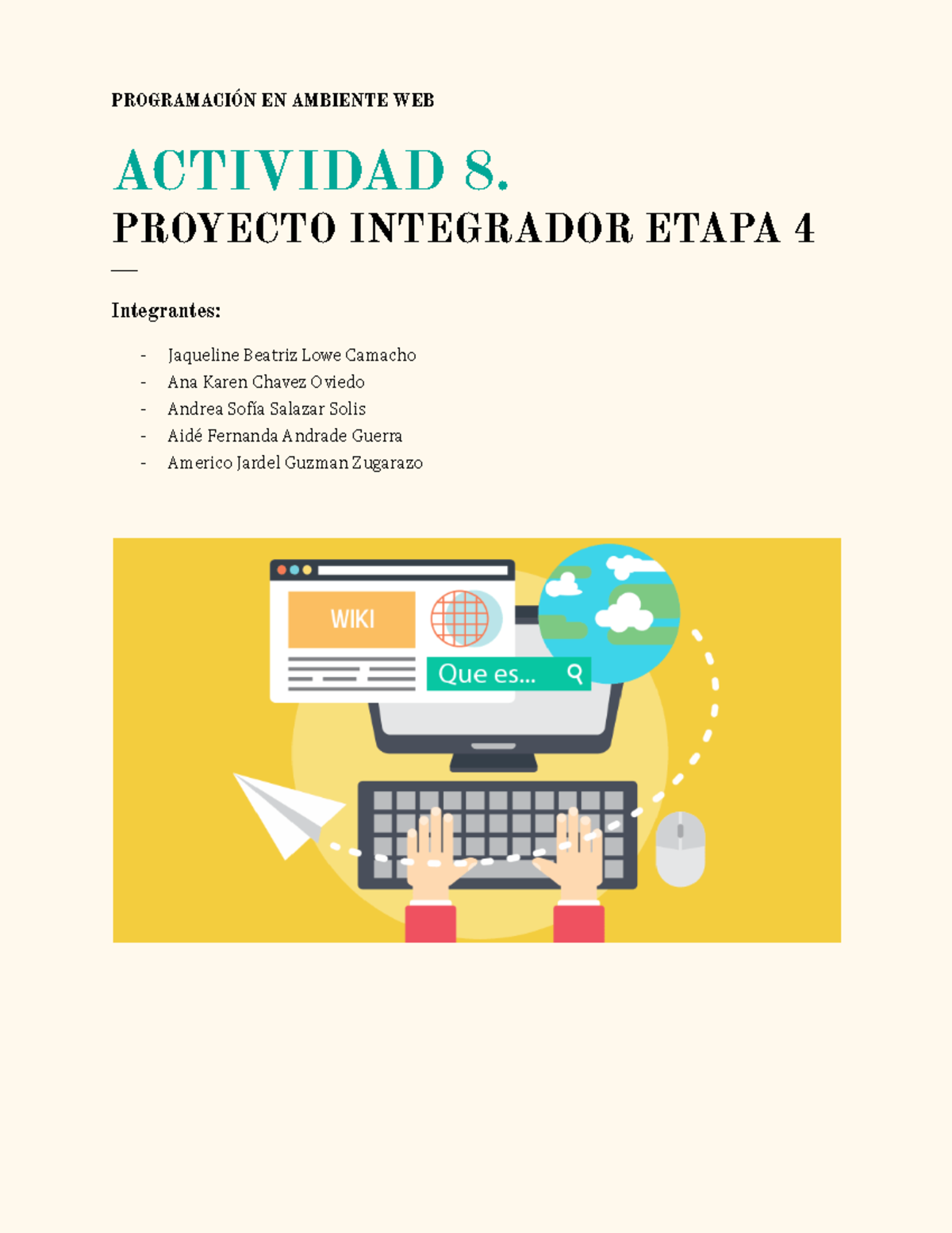 A8 PI E4 - Proyecto Integrador Etapa 4: Programación Web y Wireframes - Studocu