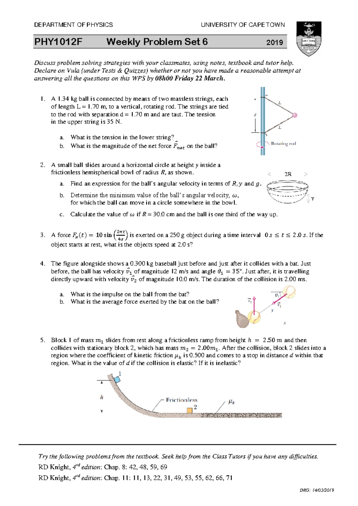 Simple Pendulum Experiment Report - PHY1012F, April 2025 - Studocu