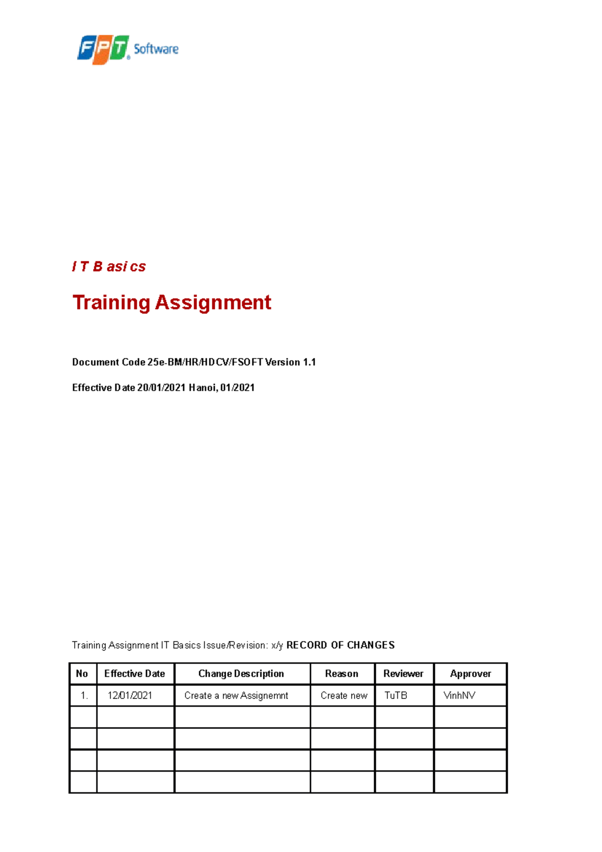Unit 2- Convert Numbers - I T B asi cs Training Assignment Document Code 25e-BM/HR/HDCV/FSOFT ...