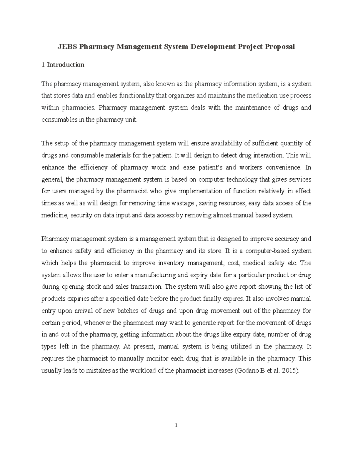 OOSE Project Proposal -all document final - Object Oriented Software ...
