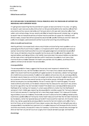 Unit 5 Learning Aim D - It would also go over how multi-agency and ...