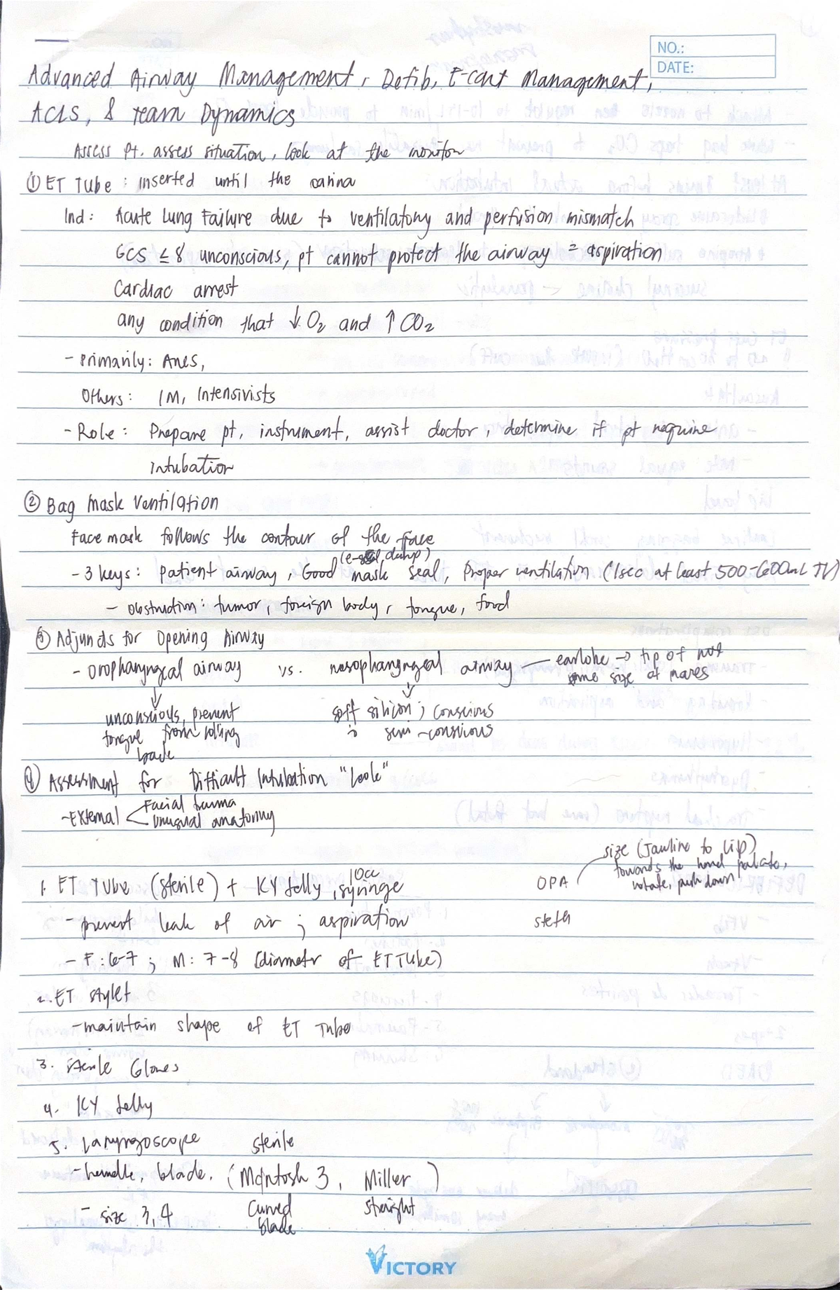 ACLS Notes: Advanced Airway Management & Defibrillation Techniques ...