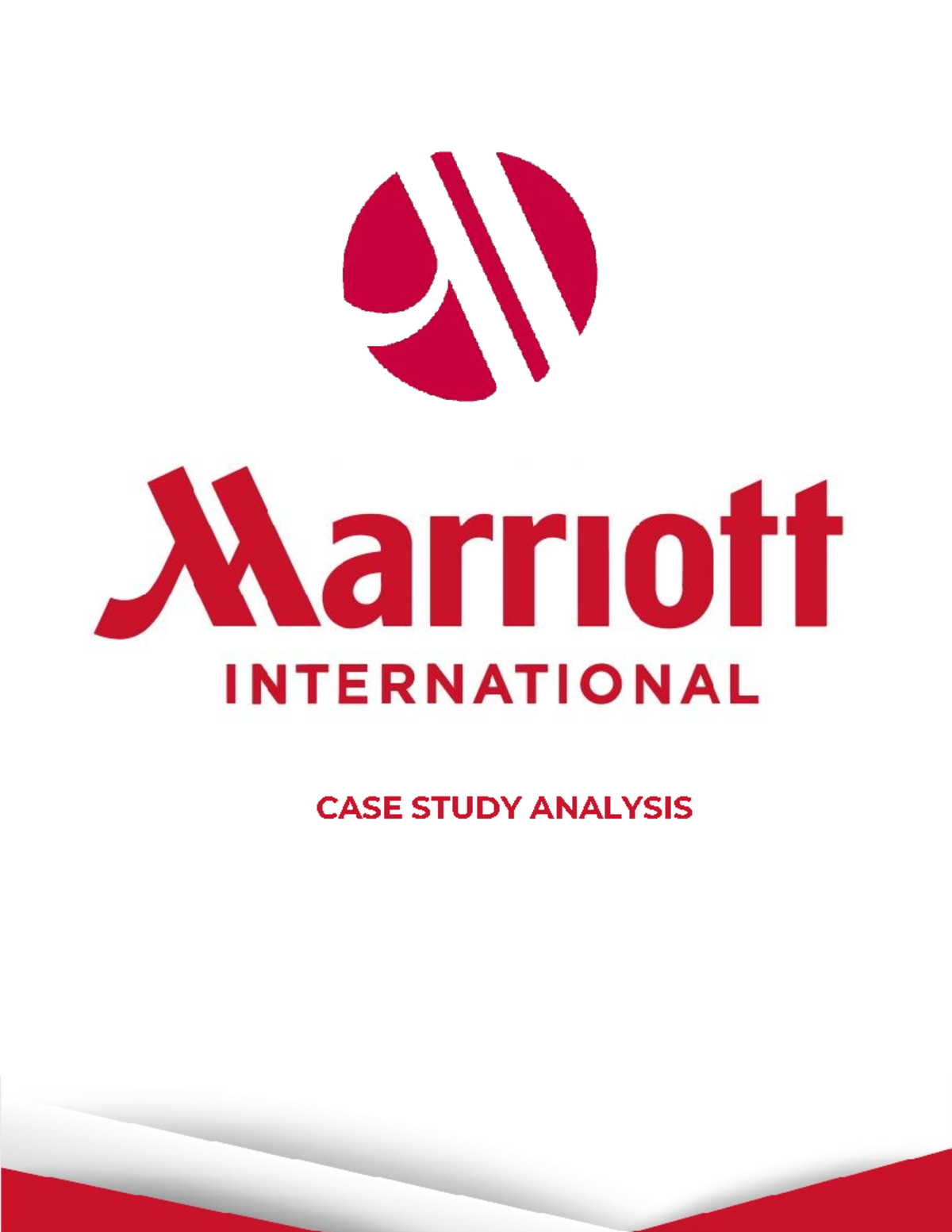 Marriott International Case Study Analysis: Strategies & Insights - Studocu