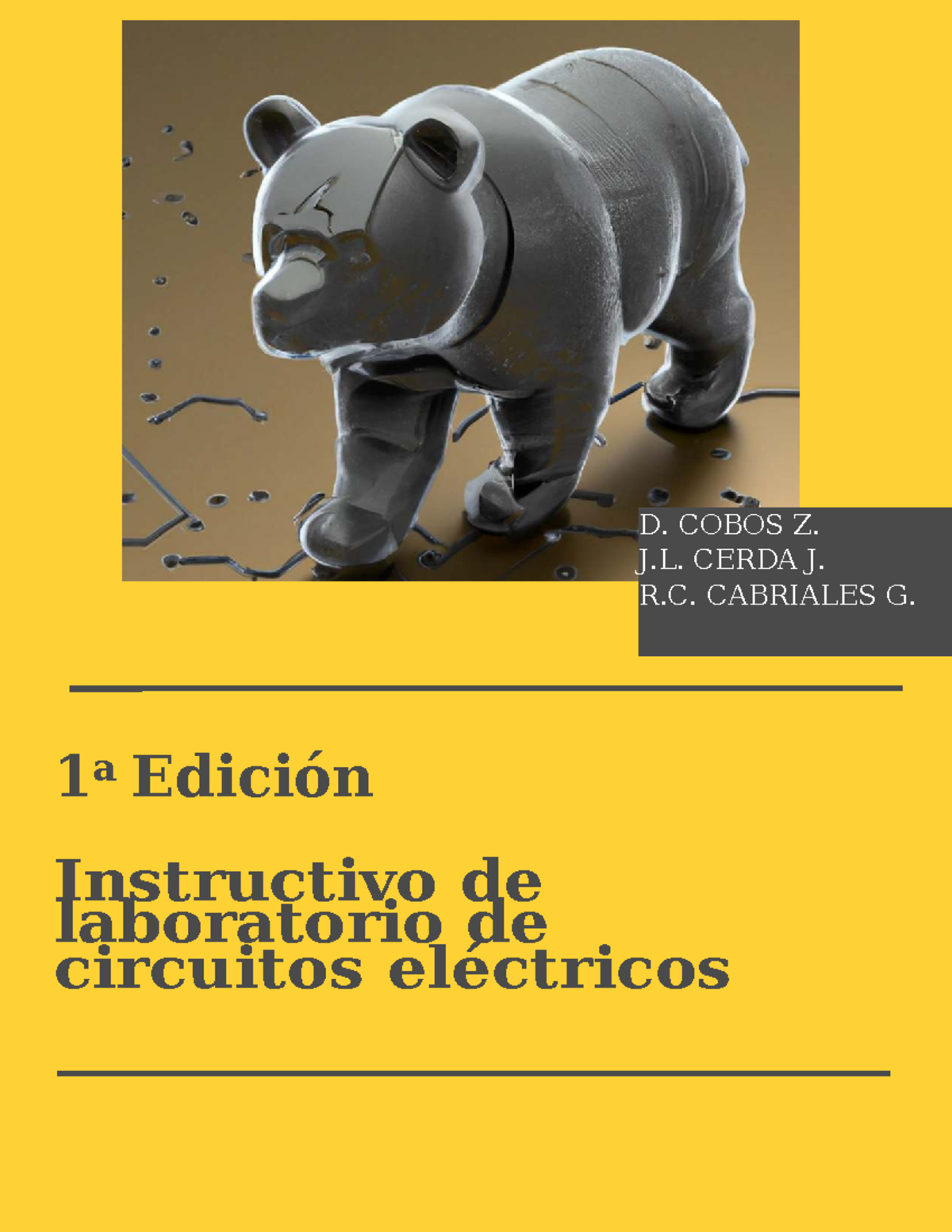Instructivo de Laboratorio de Circuitos Eléctricos - 1ª Edición - Studocu