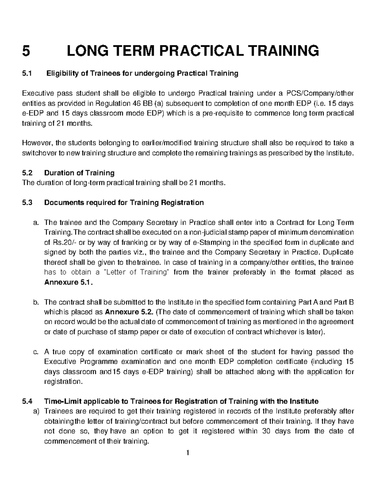 Long Term Practical Training Guidelines for CS Students (2024) - Studocu