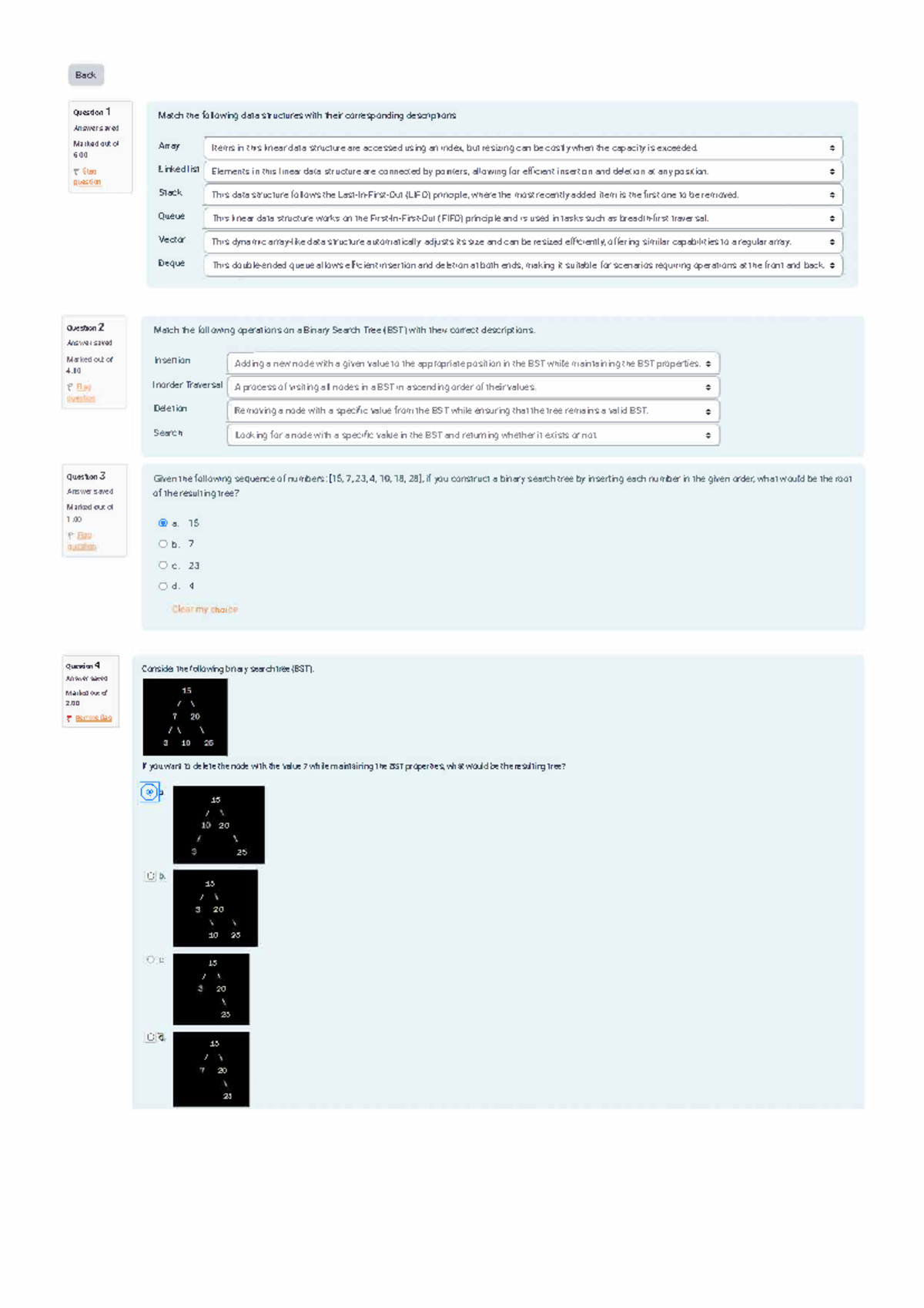 COS2611 Assessment 3: Data Structures and BST Review - Studocu