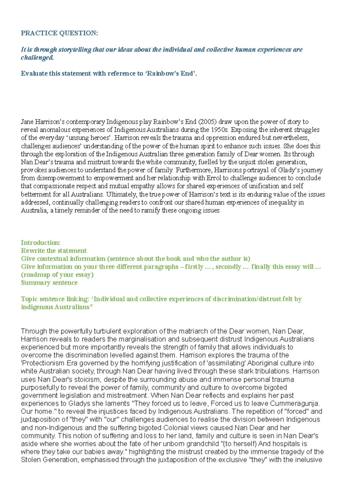 Studoc p3 - Once upon a time, in a small village nestled between ...