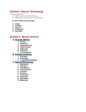 Appendicular Muscles: Part 1 & 2 - Upper Limb, Shoulder, & Lower Limb ...